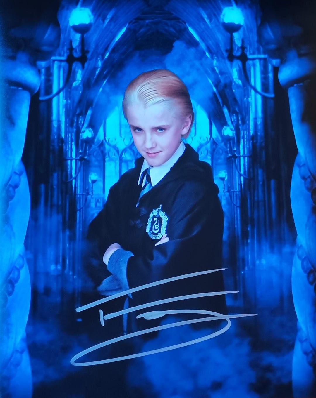 Tom Felton, Draco Malfoy, Autograph Original Signed, 10x8 In, Harry ...