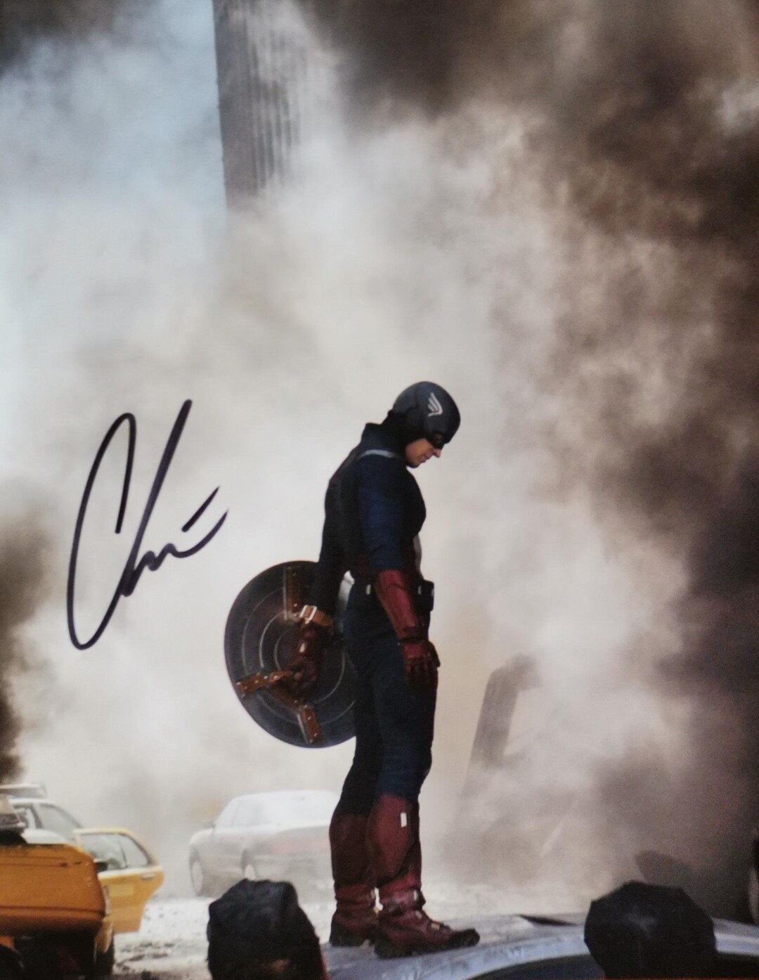 Chris Evans, Autograph Original Signed, 10x8 In, Captain America - Etsy