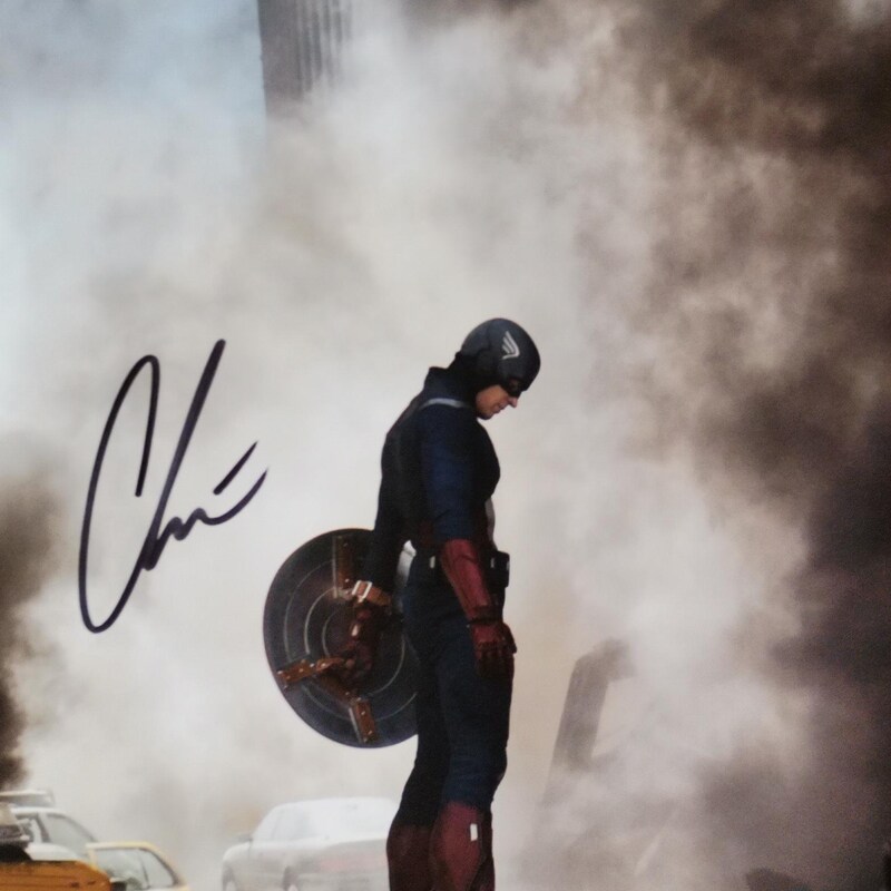 Chris Evans Autograph - Etsy