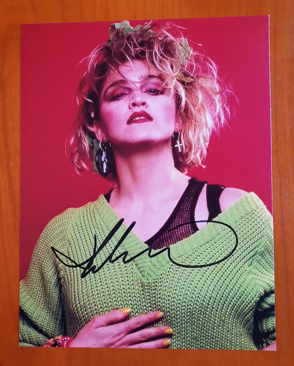 Madonna, Signed Autographed 10x8 Photo, Desperately Seeking Susan - Etsy