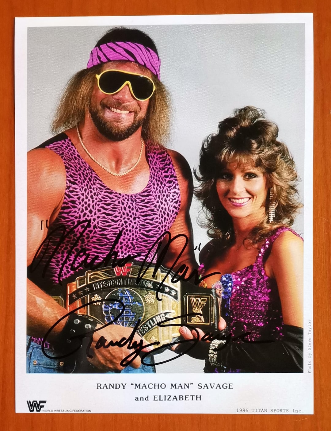 Macho Man, Randy Savage Signed Autographed 8x6 Photo, Wrestling, WCW ...