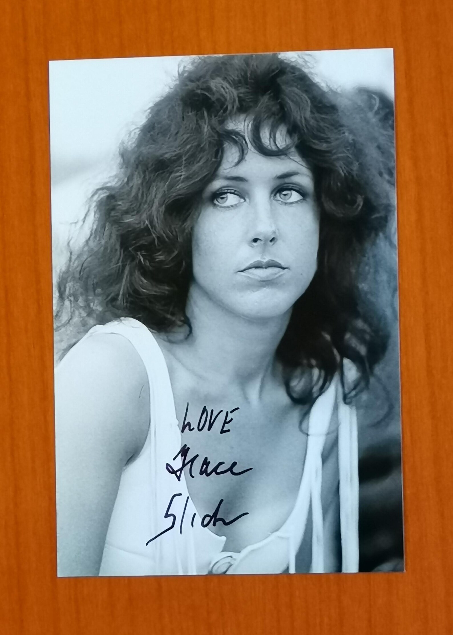 Grace Slick, Signed Autographed 6x4 Photo, Jefferson Airplane, Actress ...