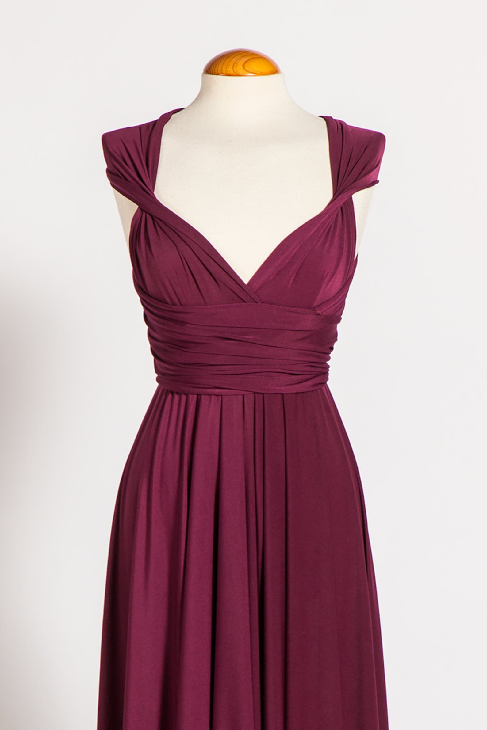 Mariage Marsala Marsala robe de infini maxi Robe Longue - Etsy France