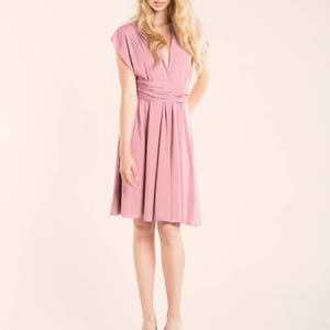 Clearance SALE Powder Pink Dress,light Pink Short Dress,powder Pink ...