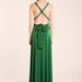 Forest Green Dress Long Infinity Dress Green Long Maxi Dress - Etsy
