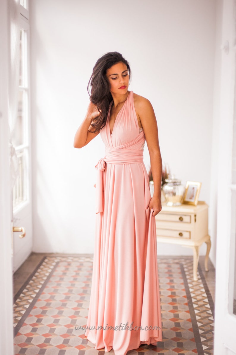 Long Infinity Dress Infinity Bridesmaid Dress Long Long - Etsy