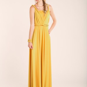 Prom Dress, Mustard Prom Dress, Mustard Yellow Bridesmaid Dress, Yellow ...