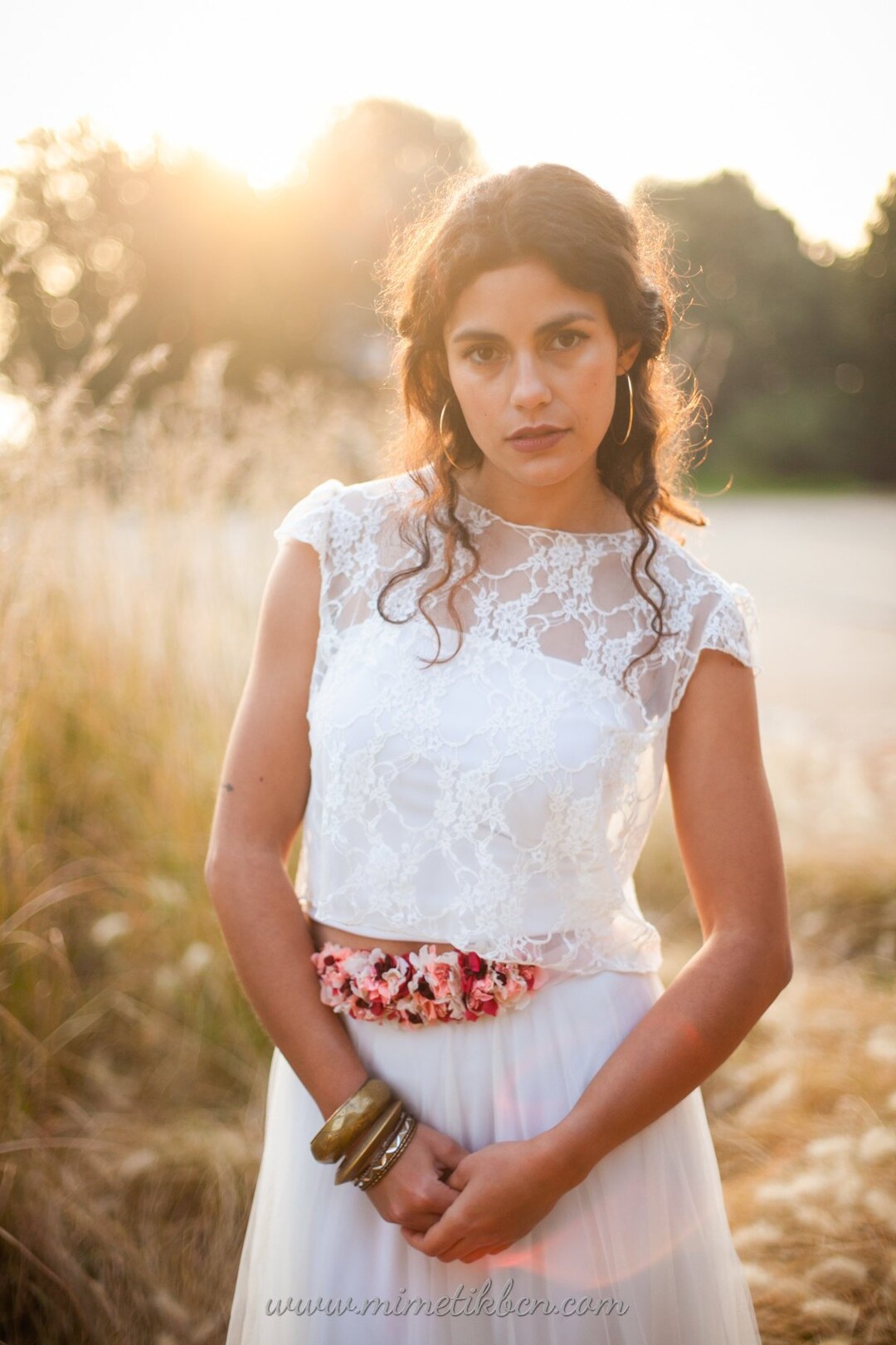 Wedding Dress Topper, Lace Bridal Crop Top, Lace Bridal Topper, Frill ...