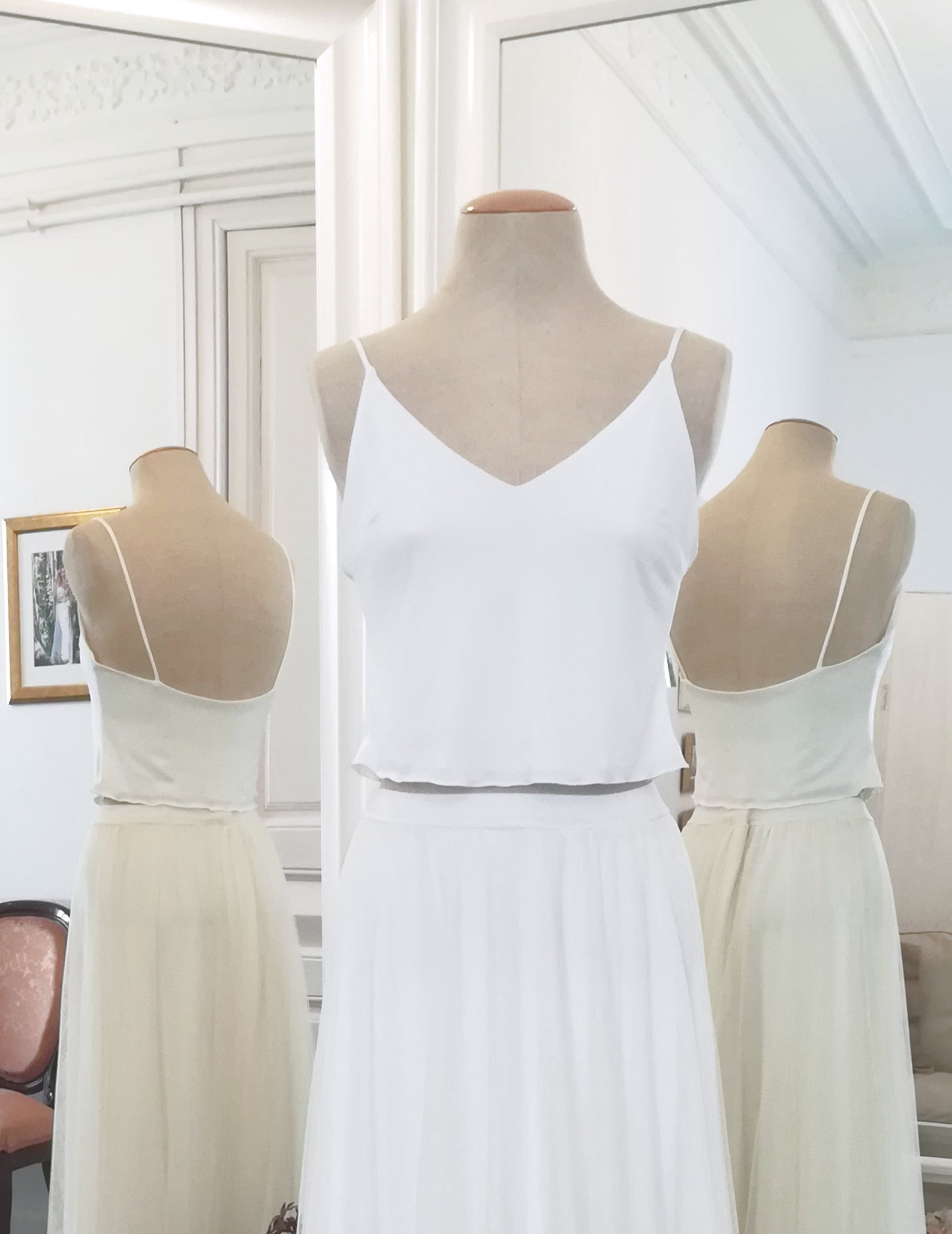 Simple Bridal Top Strappy Wedding Top Wedding Top With - Etsy