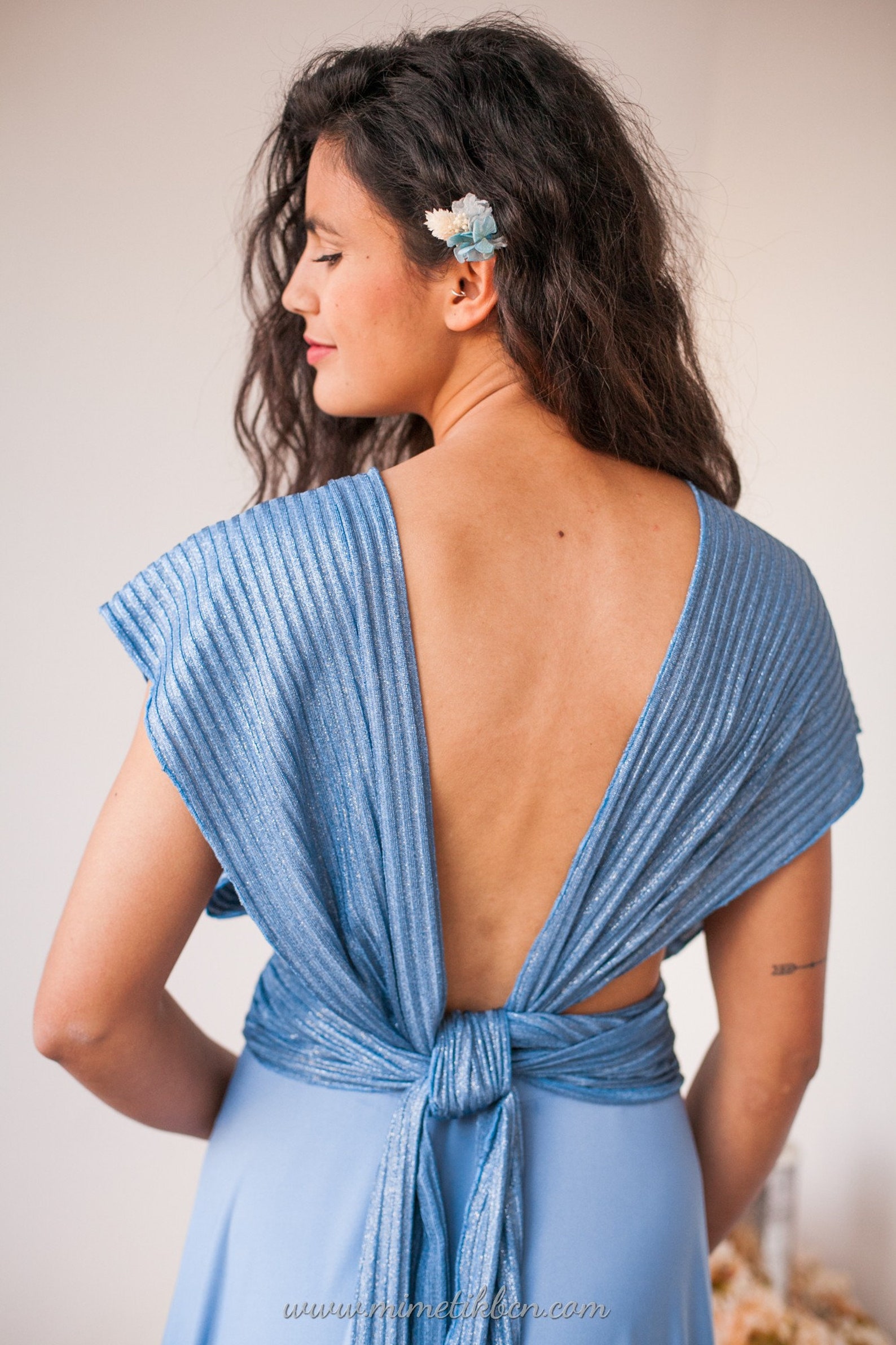 Blush Pink Infinity Dress Blush Bridesmaid Infinity Dress | Etsy