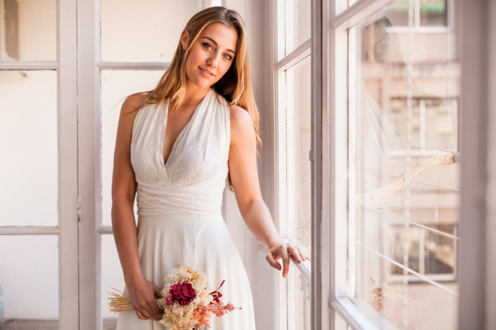 Open Front Wedding Dress Open Front Lace Wedding Dress High - Etsy