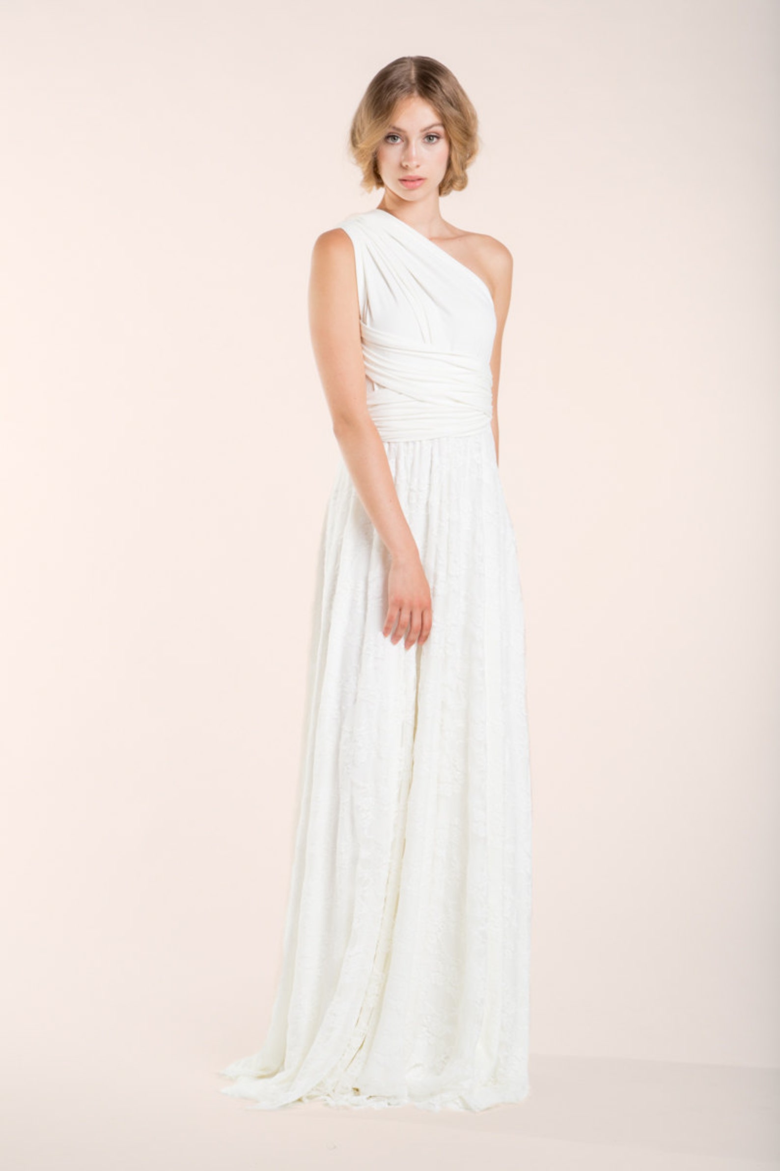 Multi Way Wedding Dress With Lace, Multi Way Dress With Lace Skirt ...