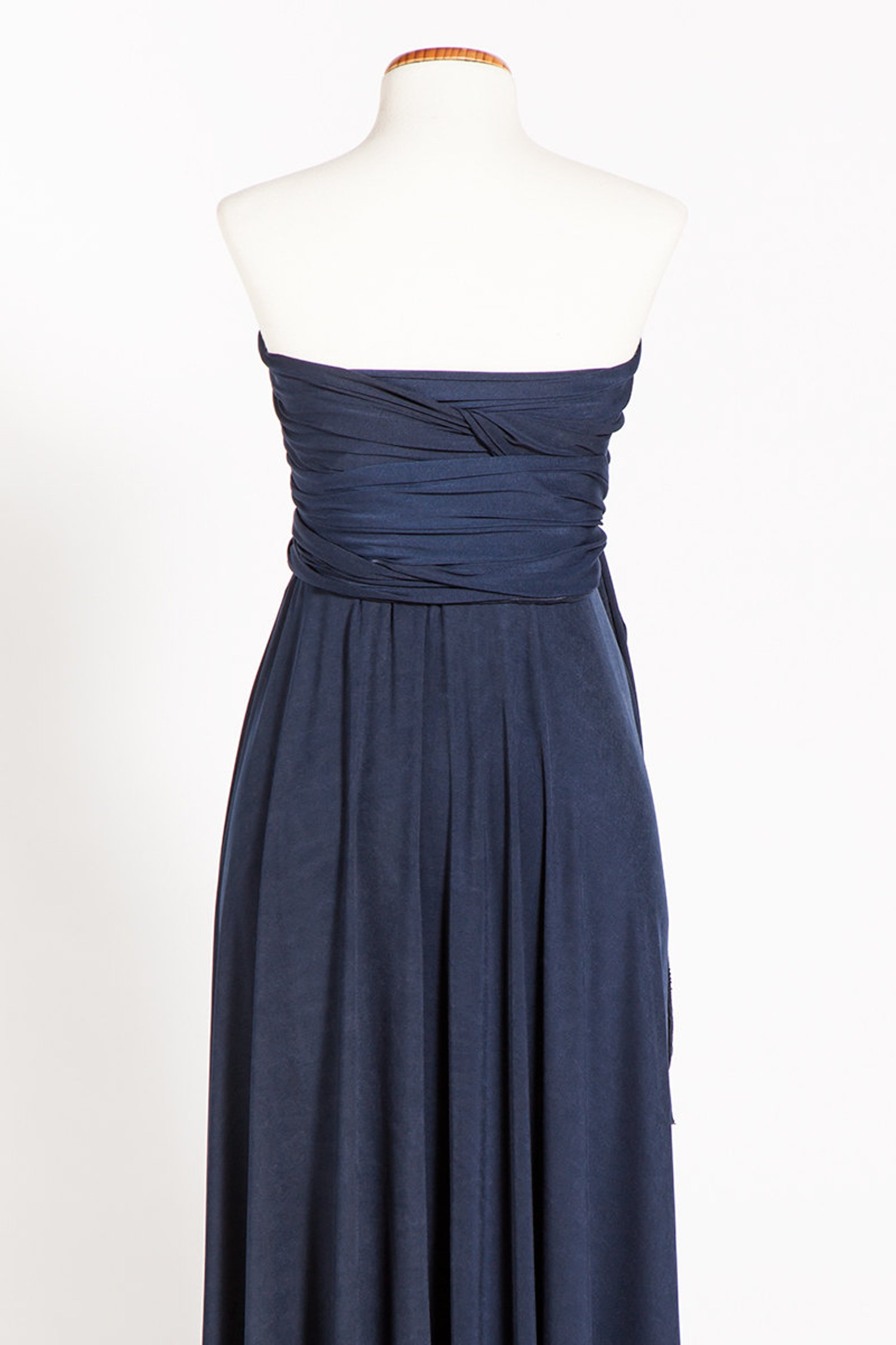 Navy Blue Infinity Dress Long Navy Blue Dress Maternity Navy - Etsy