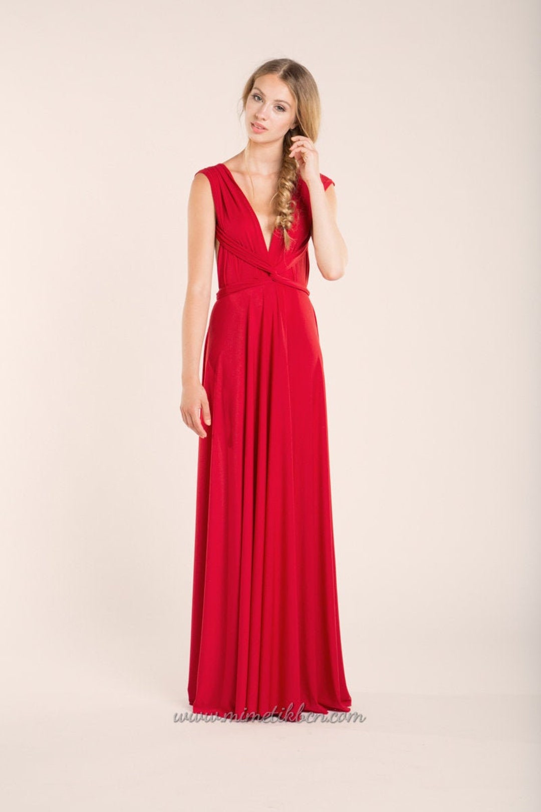 Long Infinity Dress, Infinity Bridesmaid Dress Long, Long Evening Dress ...
