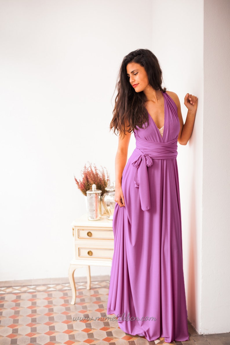 Long Infinity Dress Infinity Bridesmaid Dress Long Long - Etsy