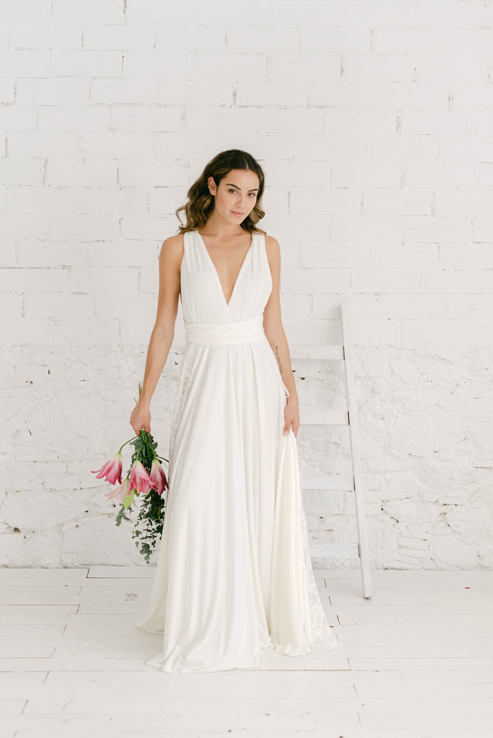 Lace Detachable Train for Wedding Dress, Romantic Bridal Overskirt in ...
