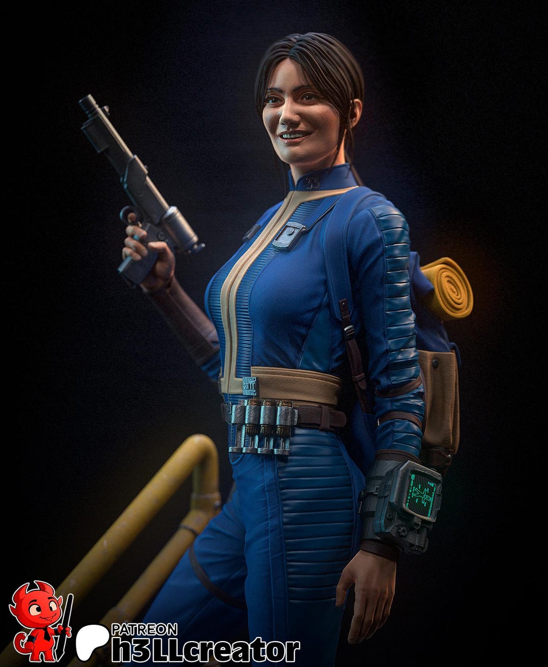 Lucy Maclean From fallout Series Figure 3D Print PLA Painted - Etsy