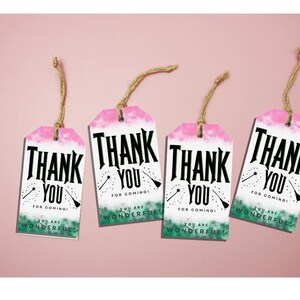 Printable Birthday Party Favor Tags Wicked the Movie Party Supplies ...