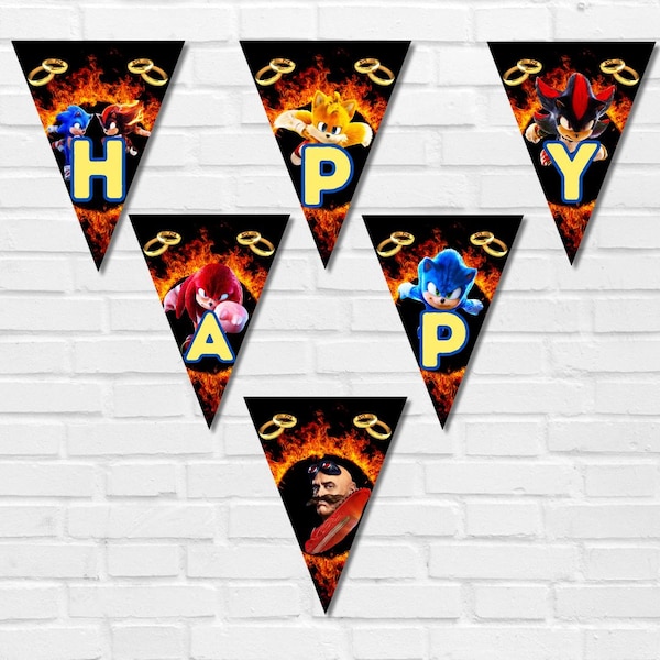 Sonic Banner - Etsy