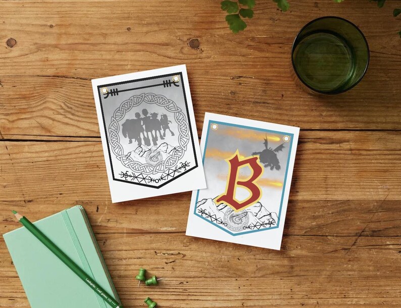 Hiccup Toothless Printable Birthday Party Banner Movie How to Train ...