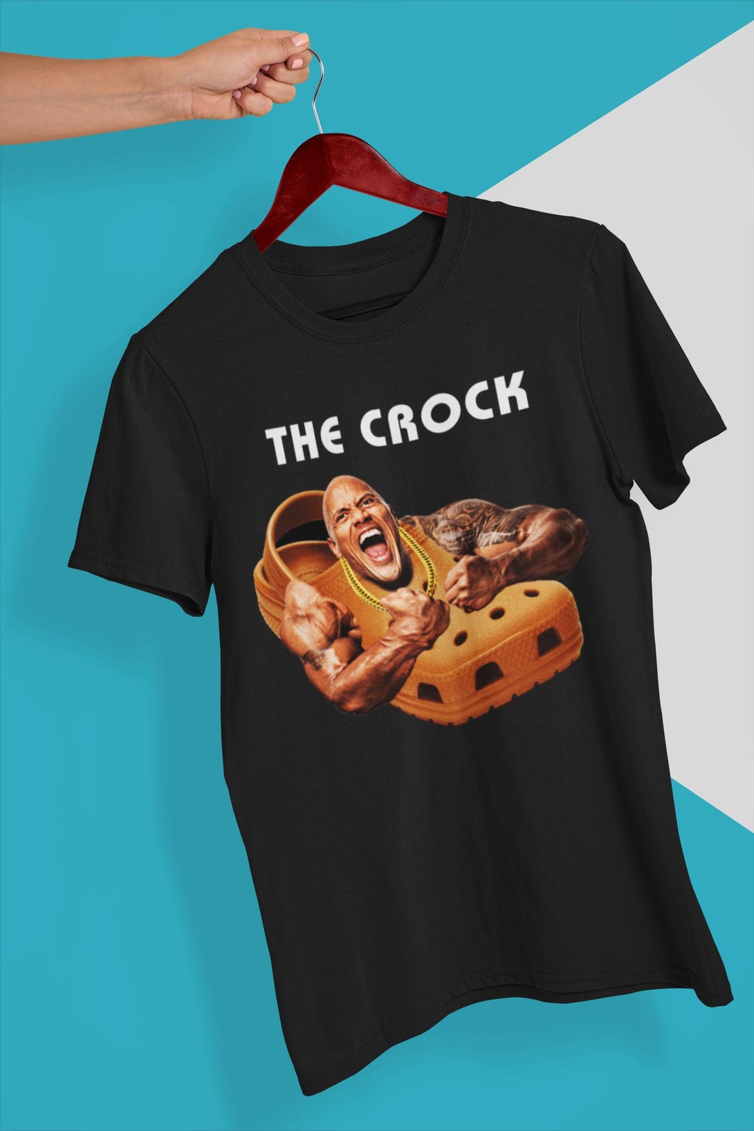 Dwayne Jhonson the Crock Meme Funny T-shirt Oddly Specific Funny Shirt ...
