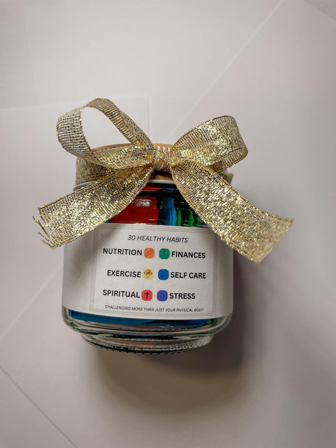 30 Healthy Habits Jars, Gift for Him Her, Faith, Encouragement, DIY ...