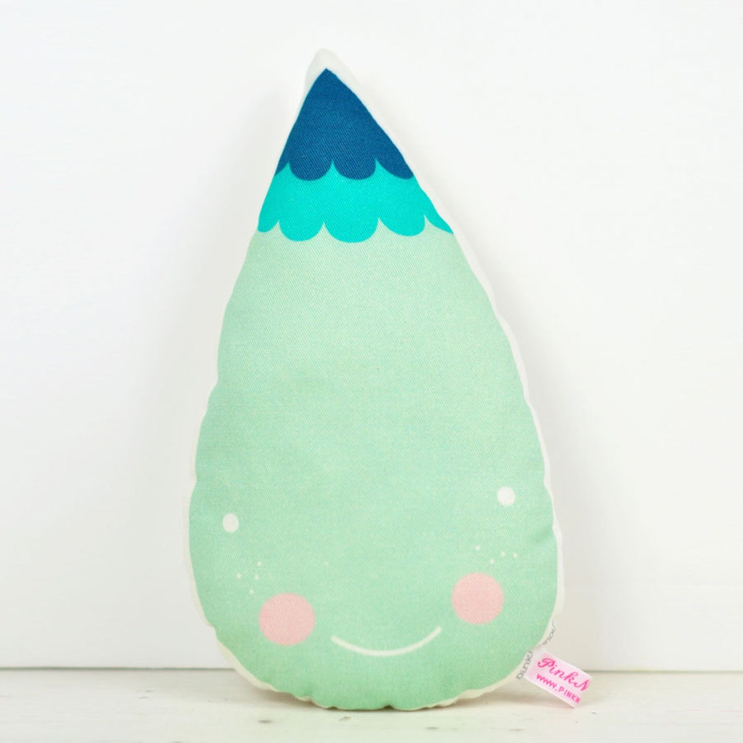 Mini Raindrop Pillow in Mint for Baby Shower Gift, by Pinknounou - Etsy