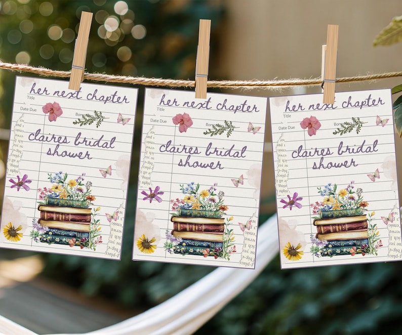 Her Next Chapter Bridal Shower Banner, Storybook Bridal Shower, New ...