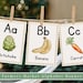 Fruits & Veggies Alphabet Banner, Locally Grown Baby Shower (printable ...