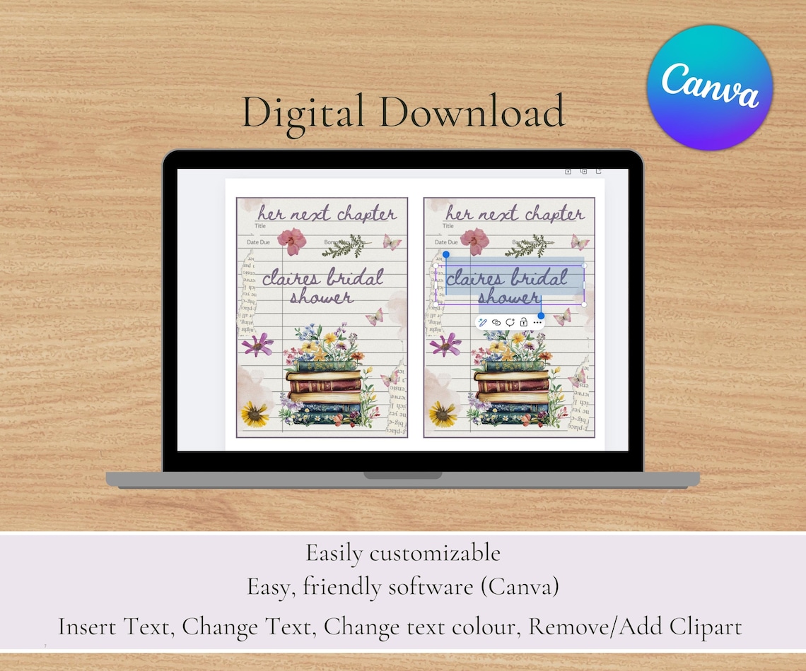 Her Next Chapter Bridal Shower Banner, Storybook Bridal Shower, New Chapter Begins Bridal Shower ...