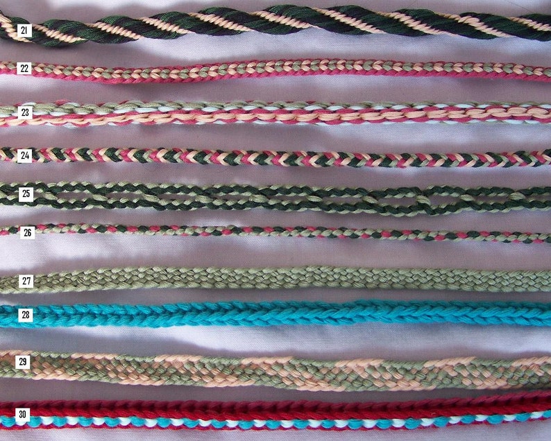 Great Selection of Braids and Cords - Choose From 40 Different Cords - Etsy