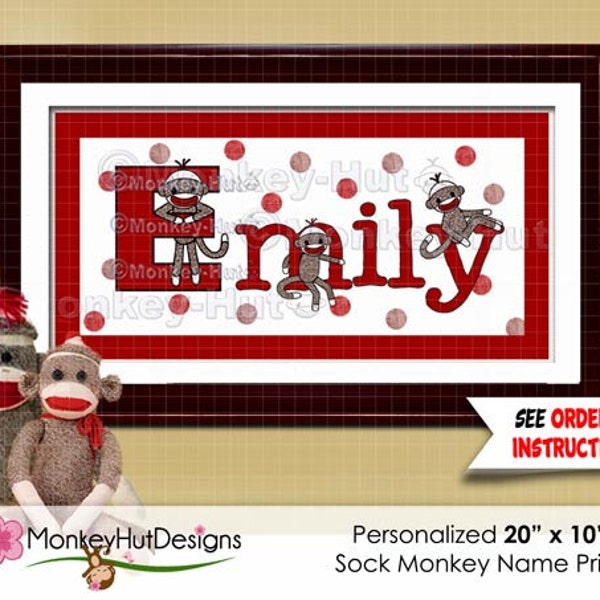 Sock Monkey Room - Etsy
