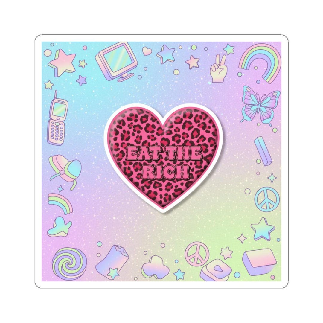 Eat the Rich Sticker - Etsy