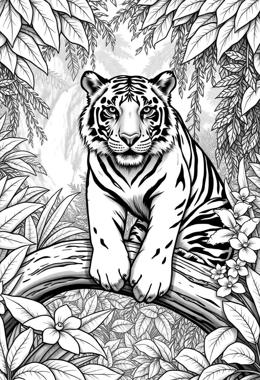 Endangered Animals Coloring Book for All Ages (PDF Download) - Etsy