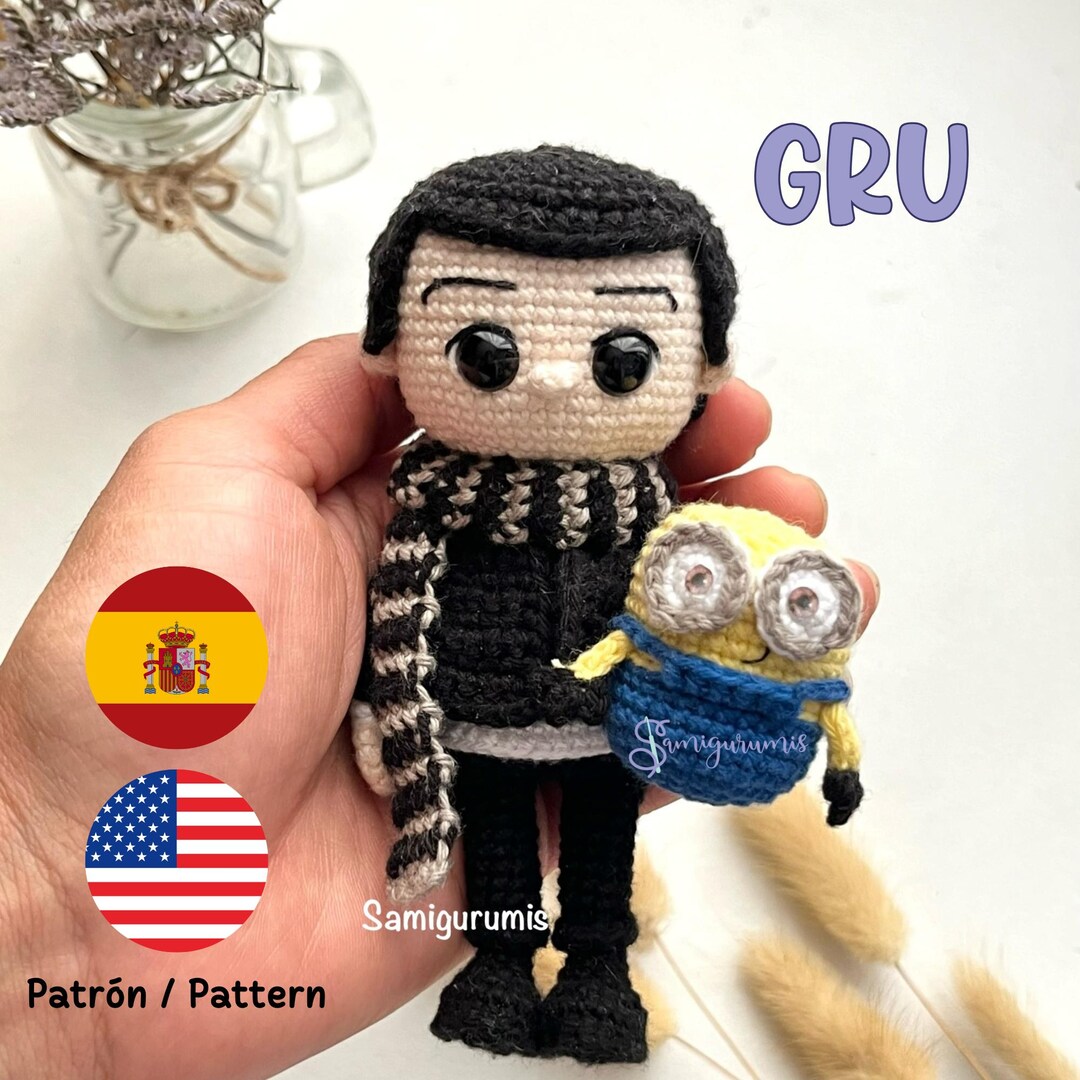 Crochet Doll Pattern, GRU, Villain, Yellow Creature, Amigurumi, PDF in ...