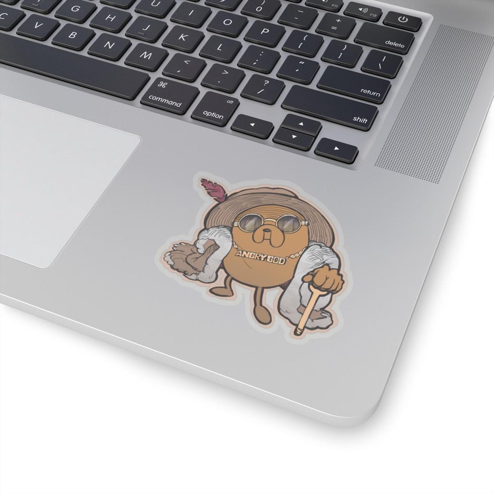 Angry God Jake the Dog Kiss-cut Stickers - Etsy