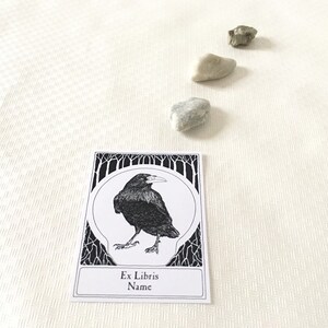 Ex Libris Raven, Literary Gifts for Writers, 25 Beautiful Custom ...