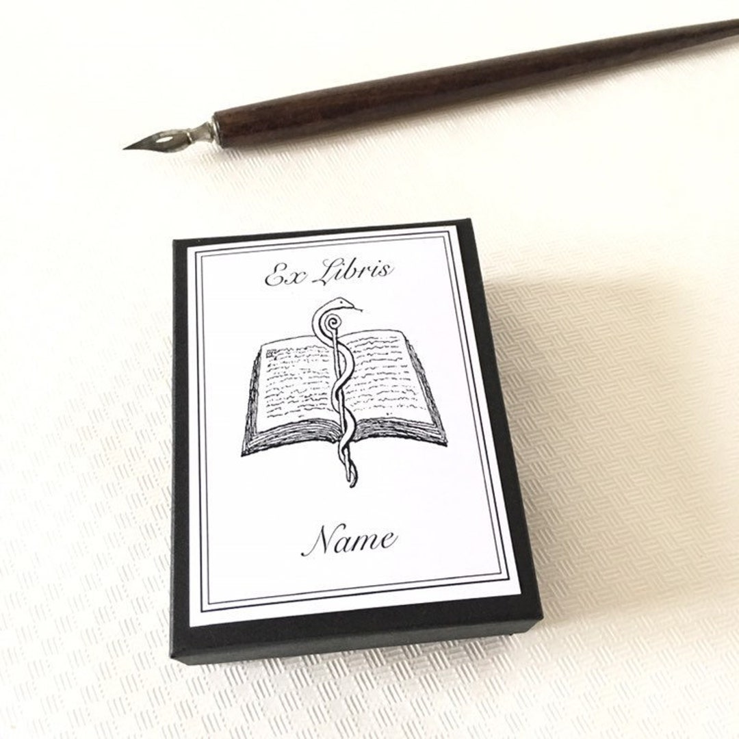 Ex Libris Sticker Set of 50 Medical Book Exlibris, Beautiful Medical ...