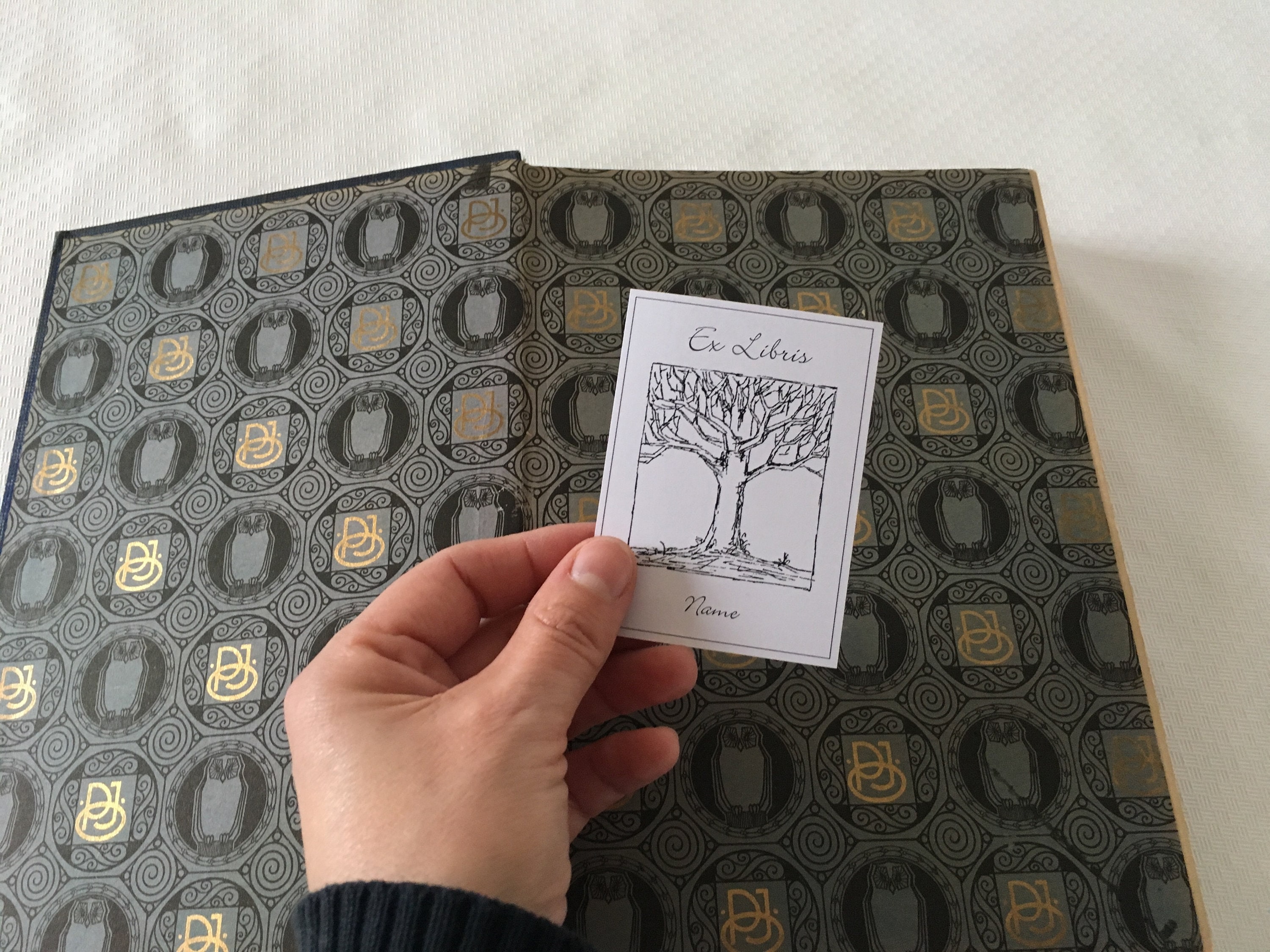 Ex Libris Sticker Tree Set of 15 Personalizes Exlibris | Etsy