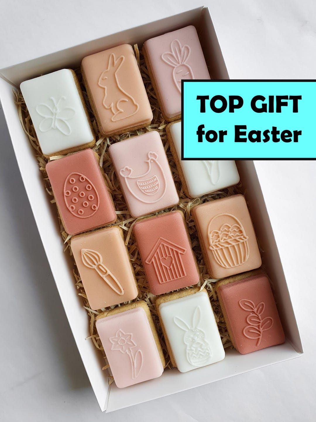 Easter Cookie Stamp, Biscuit Stamp, Fondant Mold and Cutter to Make ...