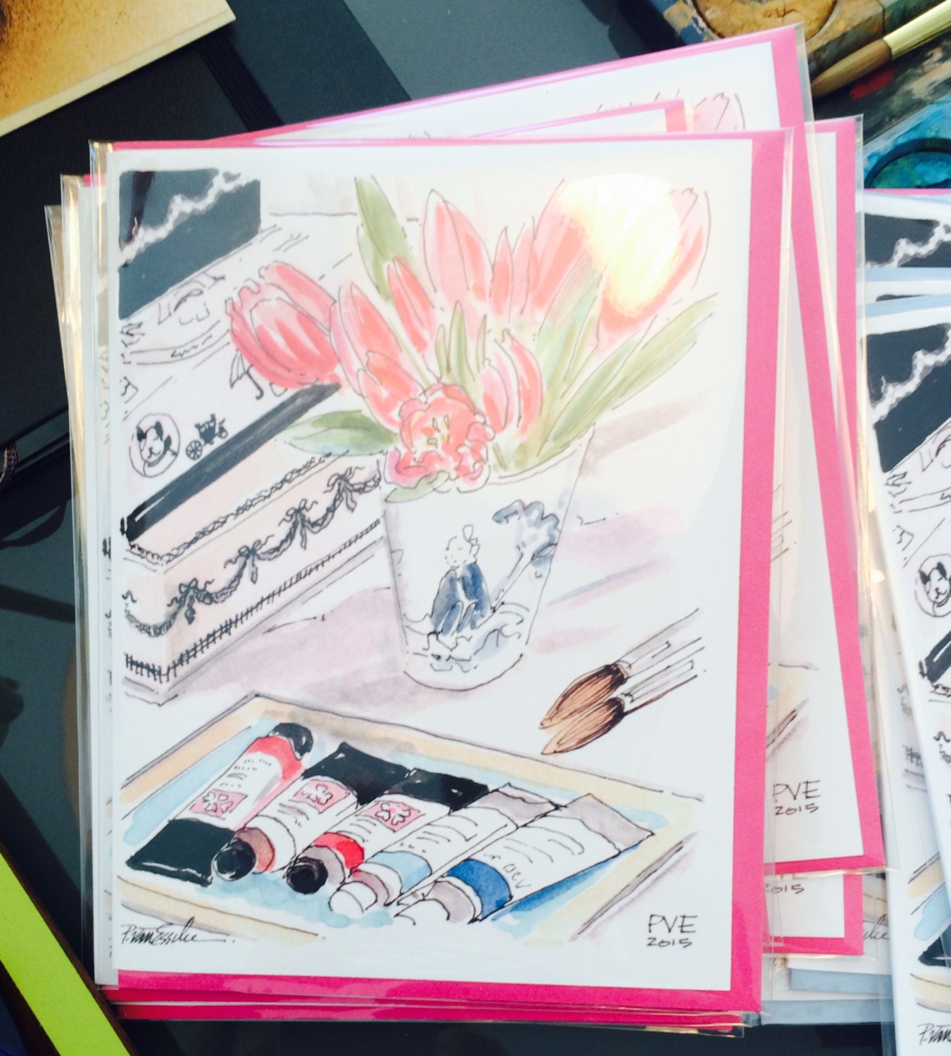 Dream Desk Note Cards - Etsy