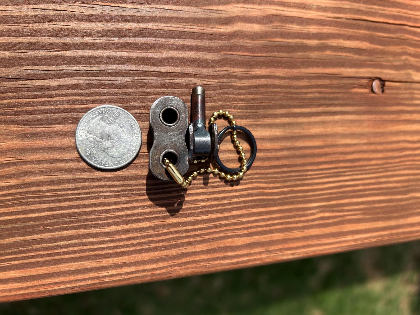 Mini Tank Keychain Handmade WW2 Army Military Welded Rusty German ...