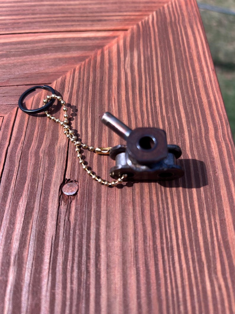 Mini Tank Keychain Handmade WW2 Army Military Welded Rusty German ...