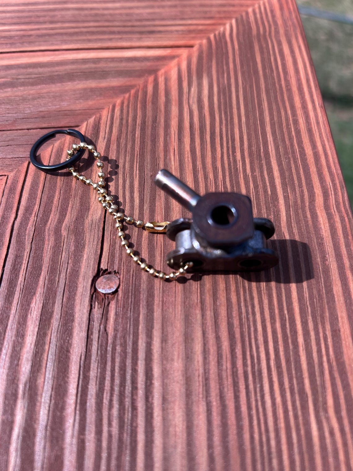 Mini Tank Keychain Handmade WW2 Army Military Welded Rusty German ...