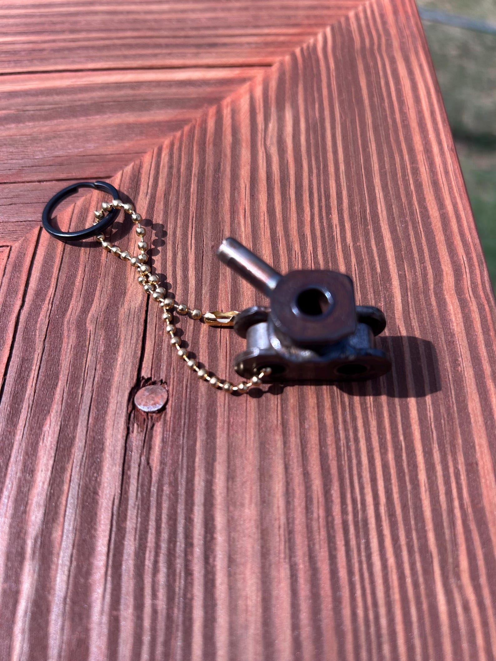 Mini Tank Keychain Handmade WW2 Army Military Welded Rusty German ...