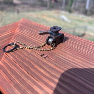 Mini Tank Keychain Handmade WW2 Army Military Welded Rusty German ...