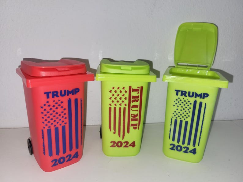 Mini Trash Bin Create Your Own DIY Wheelie Bin Pen Holder or Pencil Box ...