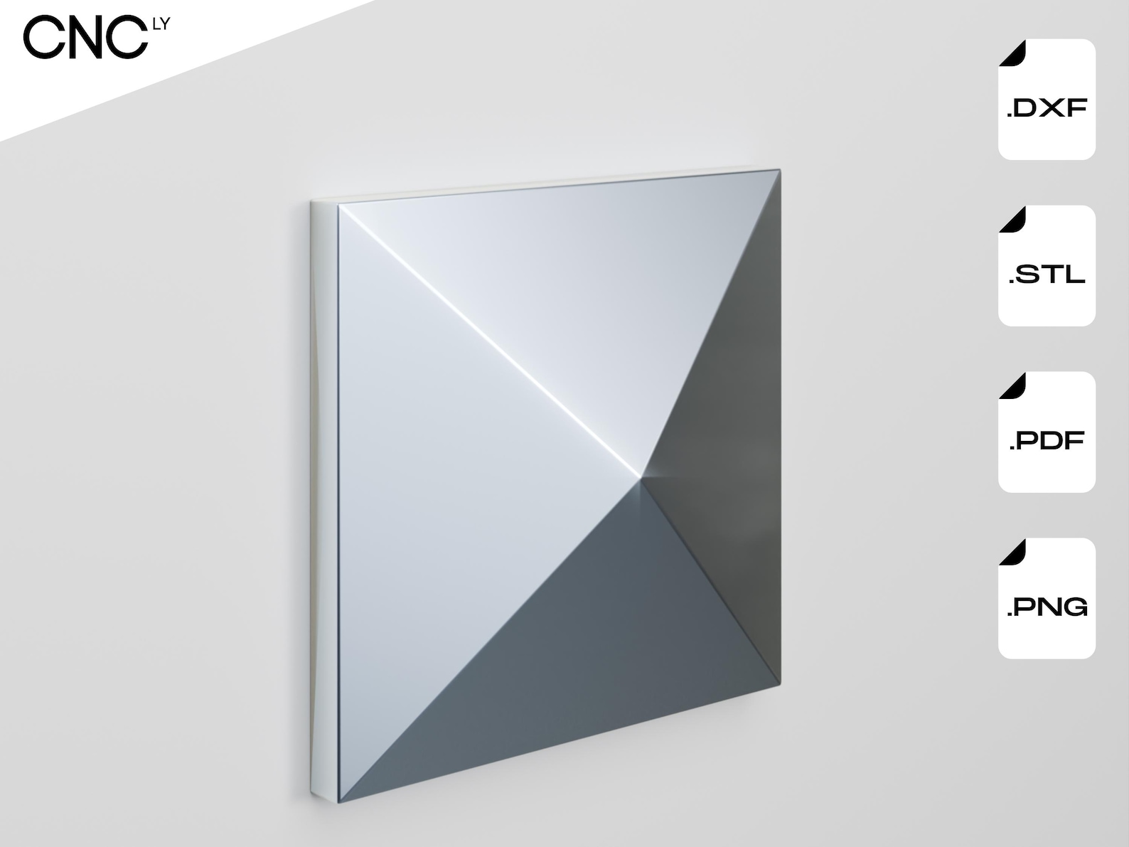 CNC 3D Panel Design Pack N1 - 15 Wall Panels – .dxf & .stl Files for ...