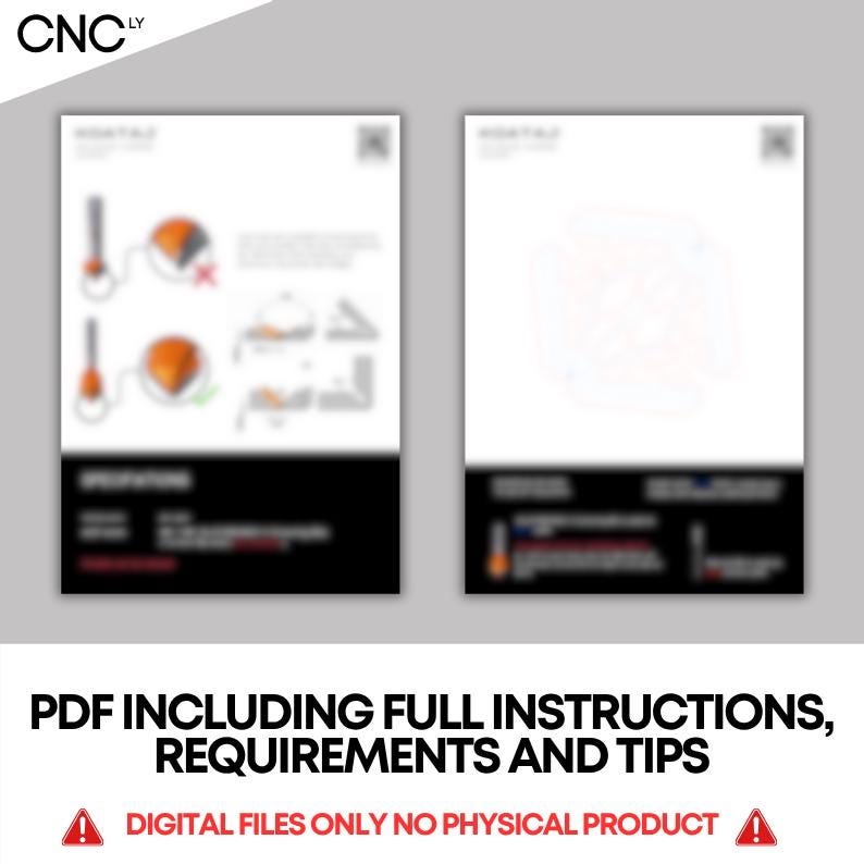 CNC 3D Panel Design: ACP/ACM Cladding Files (.dxf & .stl Digital ...