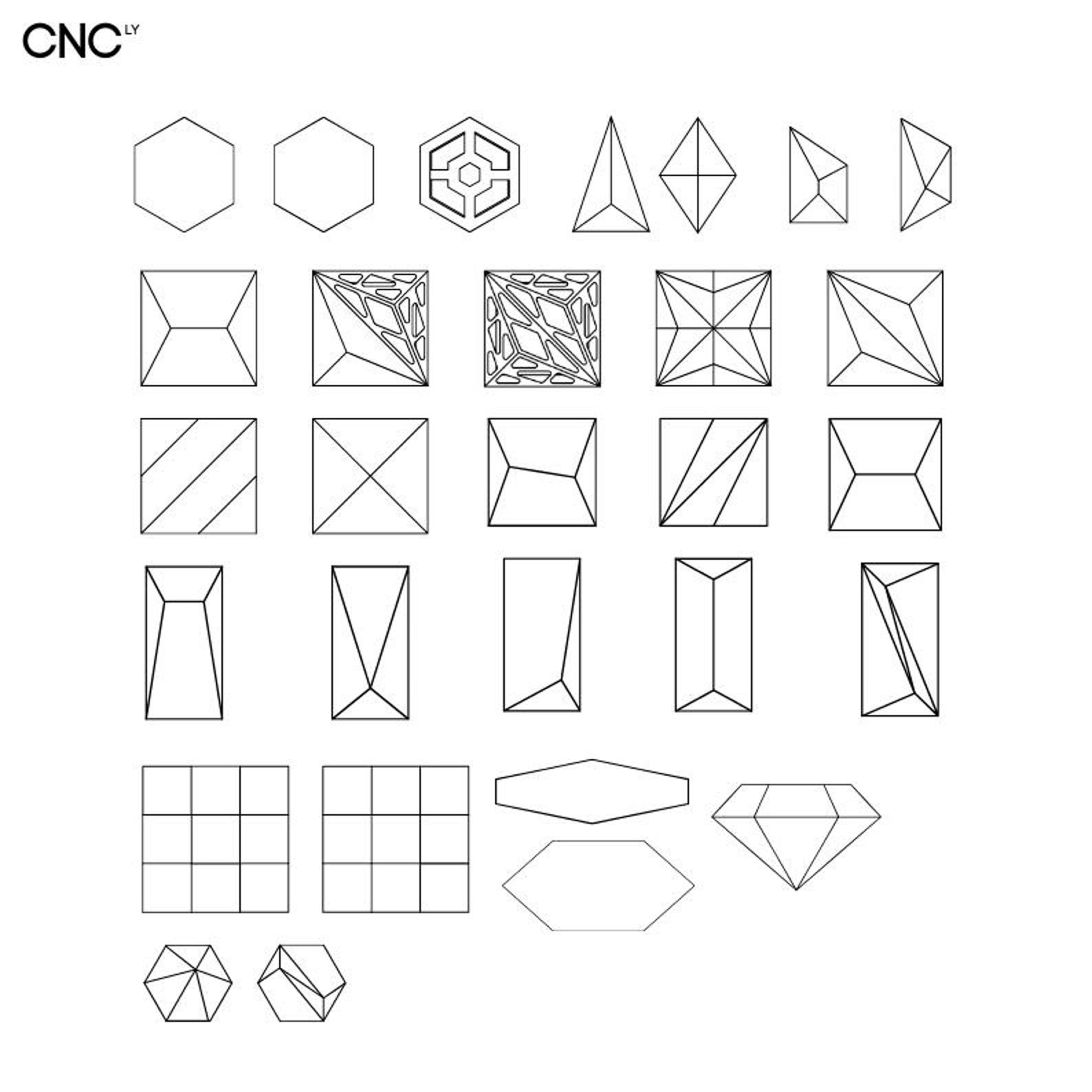 CNC 3D Panel Design Bundle - 28 Wall Panels – Includes Pack 13 + Pack 15 – .dxf & .stl Files for ...